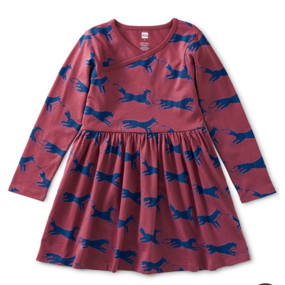 Tea Collection | Dresses | Nwt Tea Collection Long Sleeve Wrap Neck ...